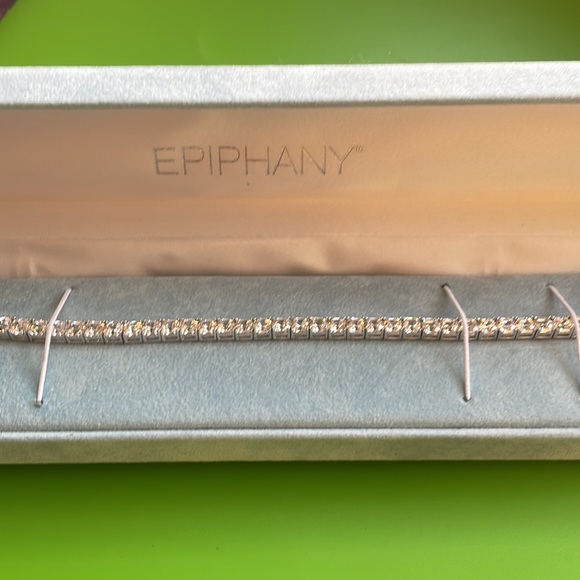 Epiphany | Jewelry | Epiphany Platinumclad Sterling Silver Diamondique ...